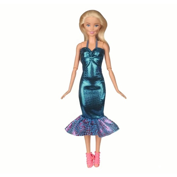 Toys | Mermaid Style Dress For Barbie | Poshmark